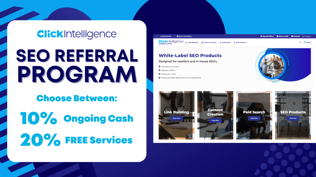 SEO Referral Program | Click Intelligence